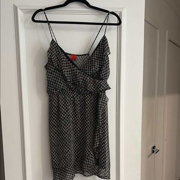 hello miss | Dresses | Hello Miss Black And White Geometric Mini Dress ...